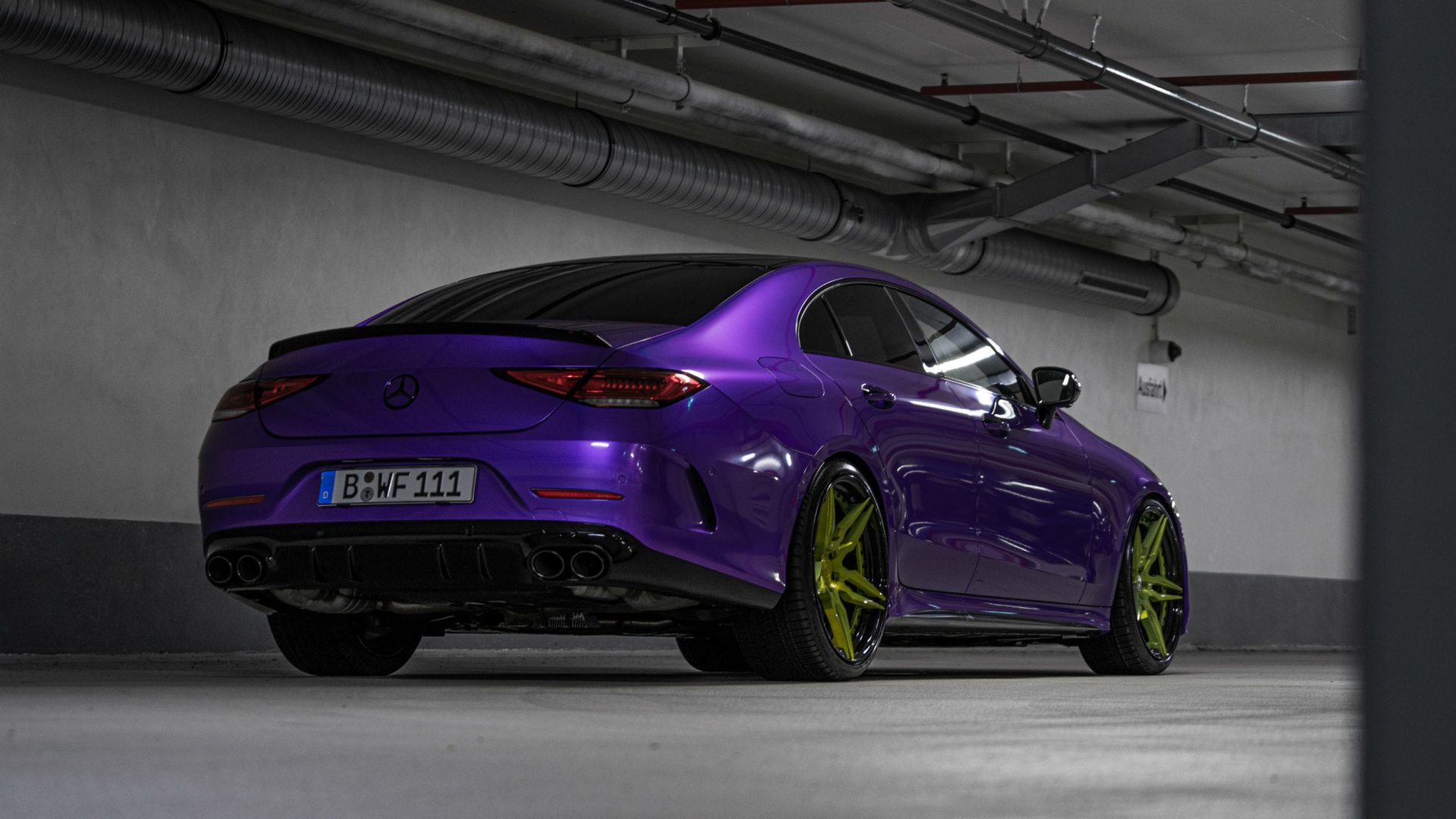 Mercedes-AMG CLS 53 C257 - Vollfolierung in PWF Limited Edition - Pedal ...