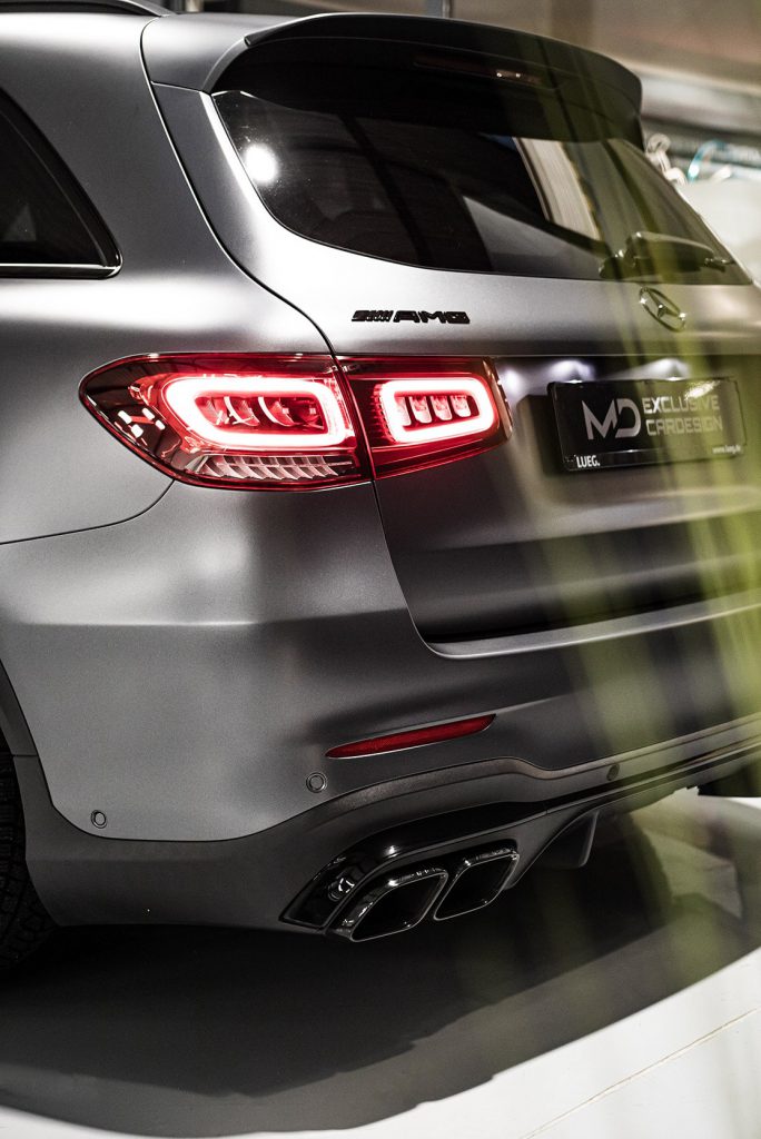 Mercedes-AMG GLC 63 SUV X253 - Folierung in PWF Matt Dark Charcoal CC ...