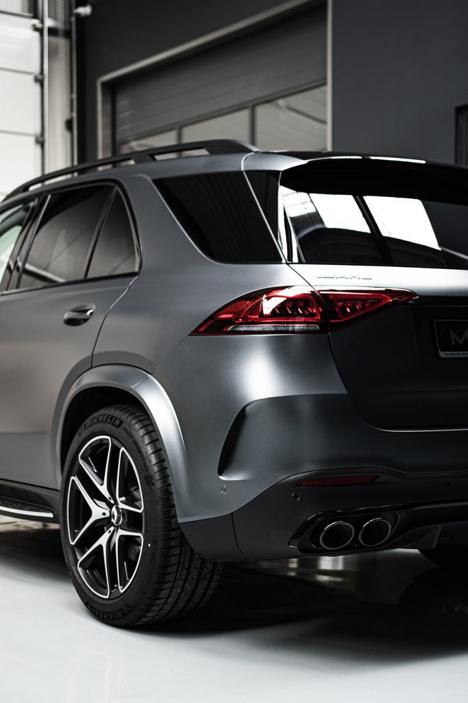 Mercedes-AMG GLE 63 SUV W167 - Folierung in PWF Matt Dark Charcoal CC ...
