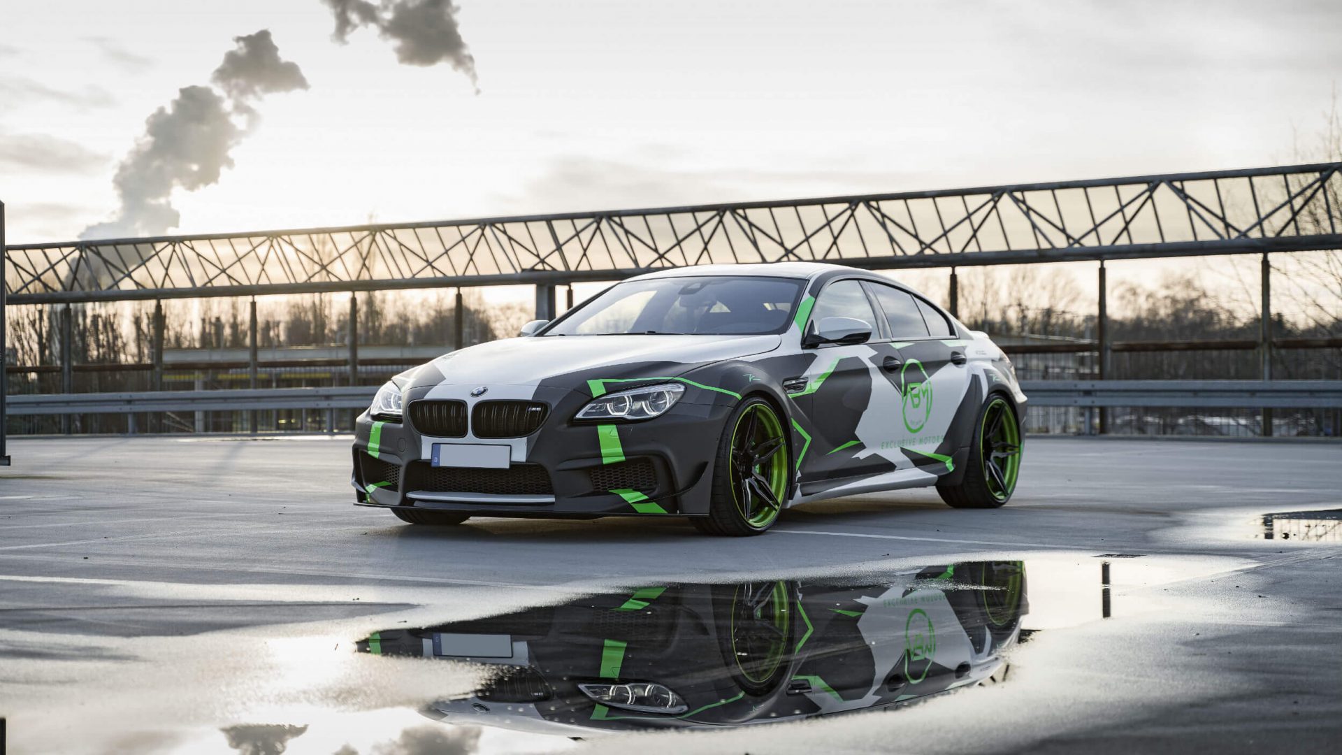 BMW M6 F06 Gran Coupe - Design Wrap in Camouflage mittels PWF ...