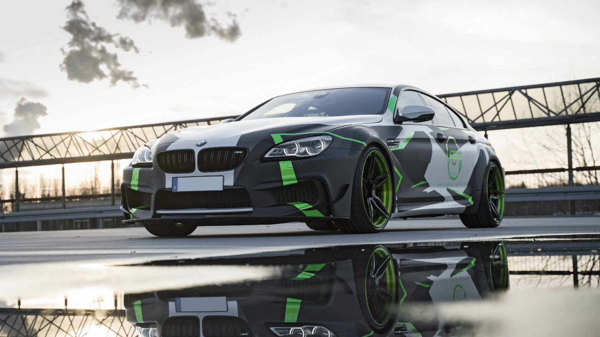 BMW M6 F06 Gran Coupe - Design Wrap in Camouflage mittels PWF ...