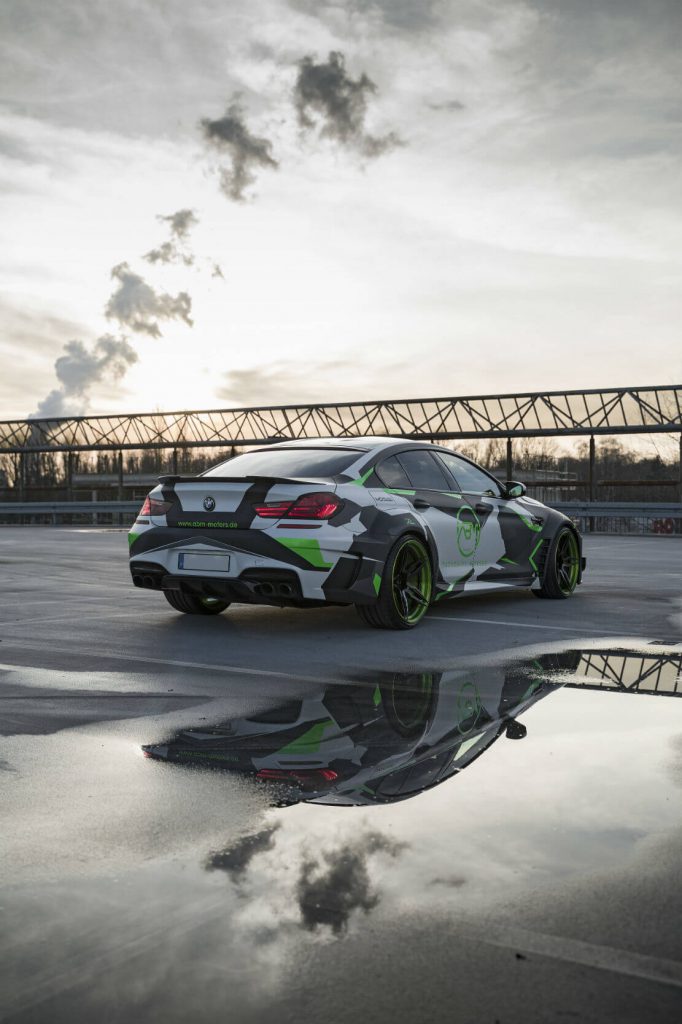 BMW M6 F06 Gran Coupe - Design Wrap in Camouflage mittels PWF ...