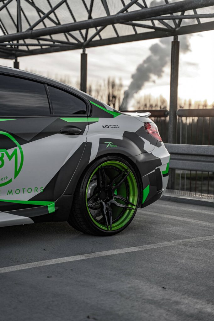 BMW M6 F06 Gran Coupe - Design Wrap in Camouflage mittels PWF ...