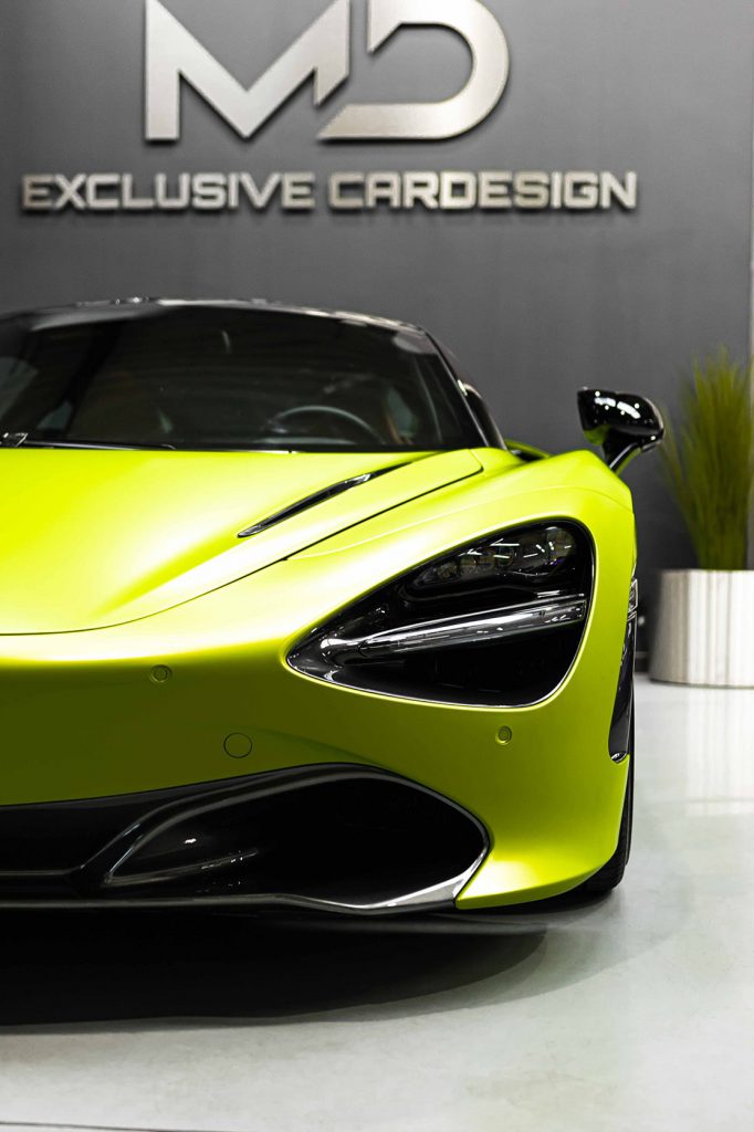 McLaren 720S - Wrapping in PWF Matt Lizard Lime CC 4170 - M&D exclusive ...