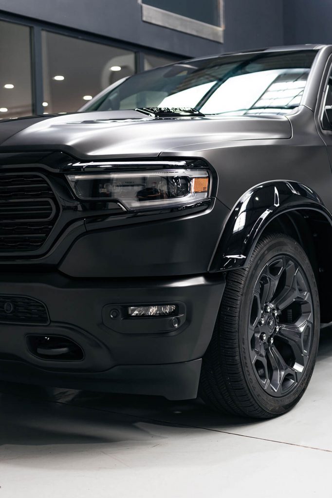 Dodge RAM 1500 - Wrapping with Oracal Matte Satin Black - M&D exclusive ...