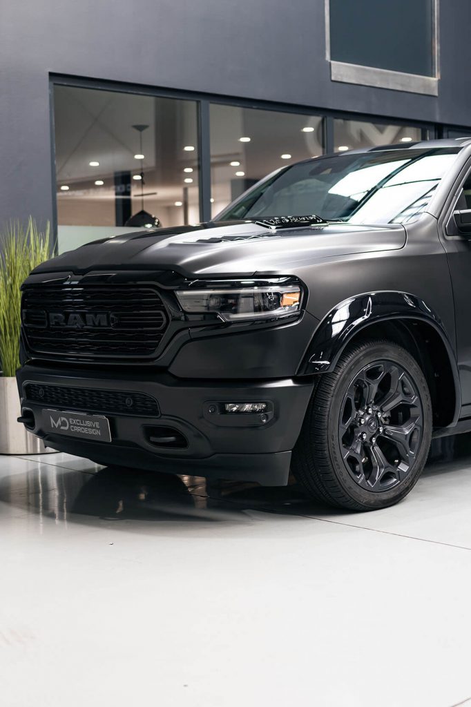 Dodge RAM 1500 - Wrapping with Oracal Matte Satin Black - M&D exclusive ...