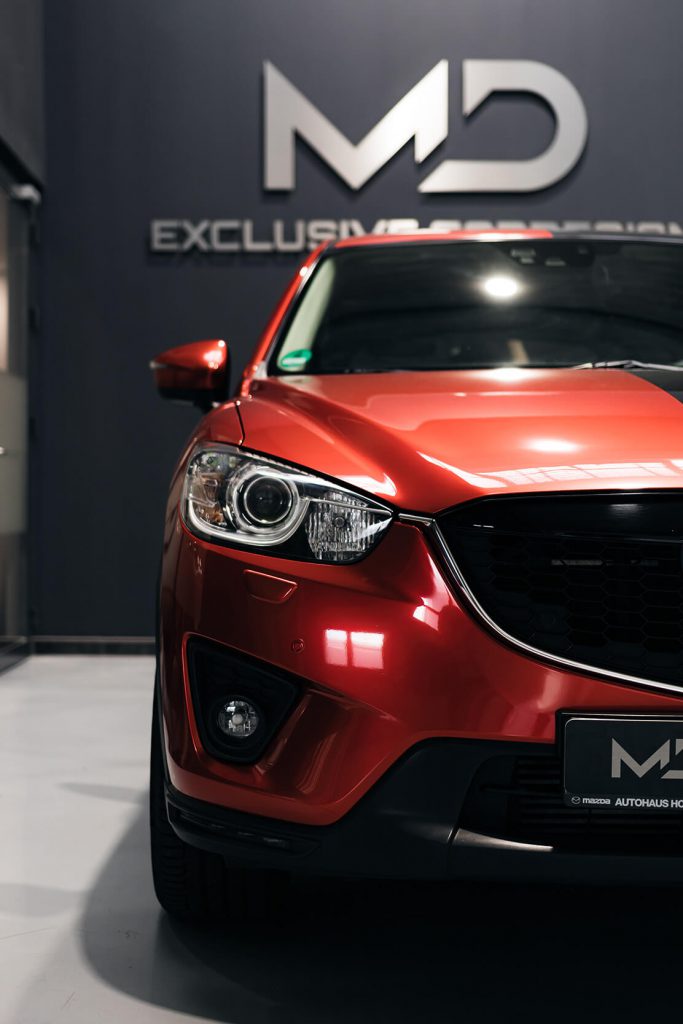 Mazda CX5 Designfolierung - Two Face Design in PWF Ruby Red - M&D ...