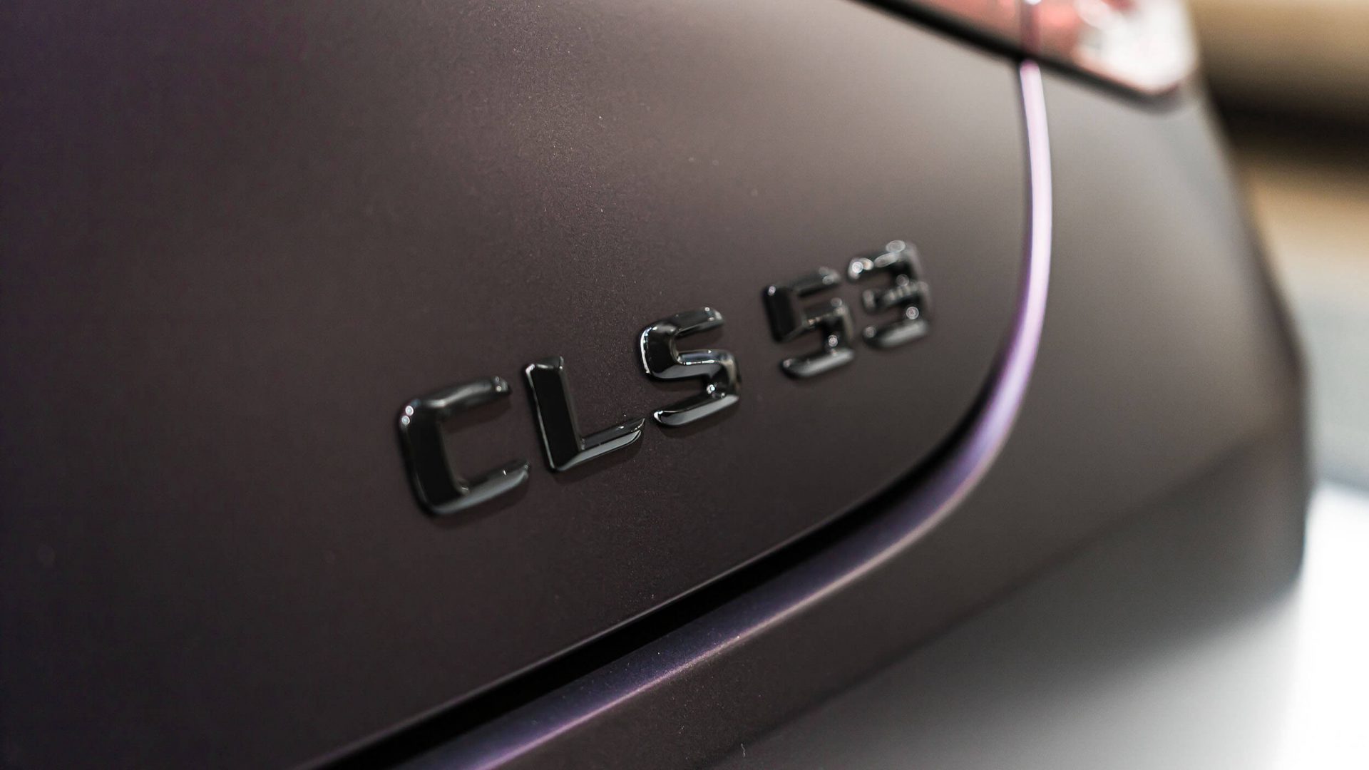 Mercedes-AMG CLS 53 C257 - Folierung in PWF Matt Midnight Purple CC ...