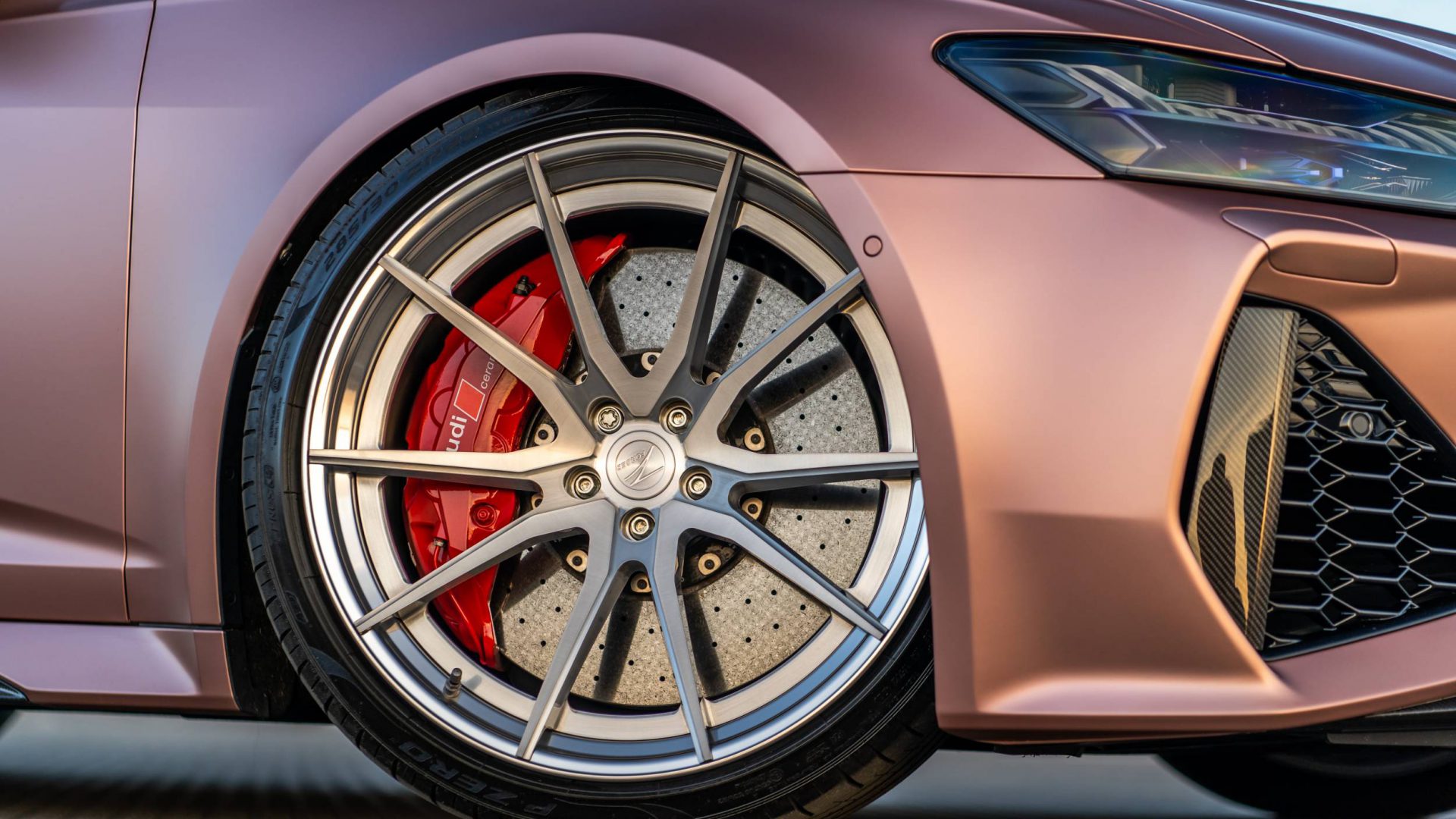 Audi RS6 C8 - Wrapping in PWF Matt Royal Rose - M&D exclusive cardesign