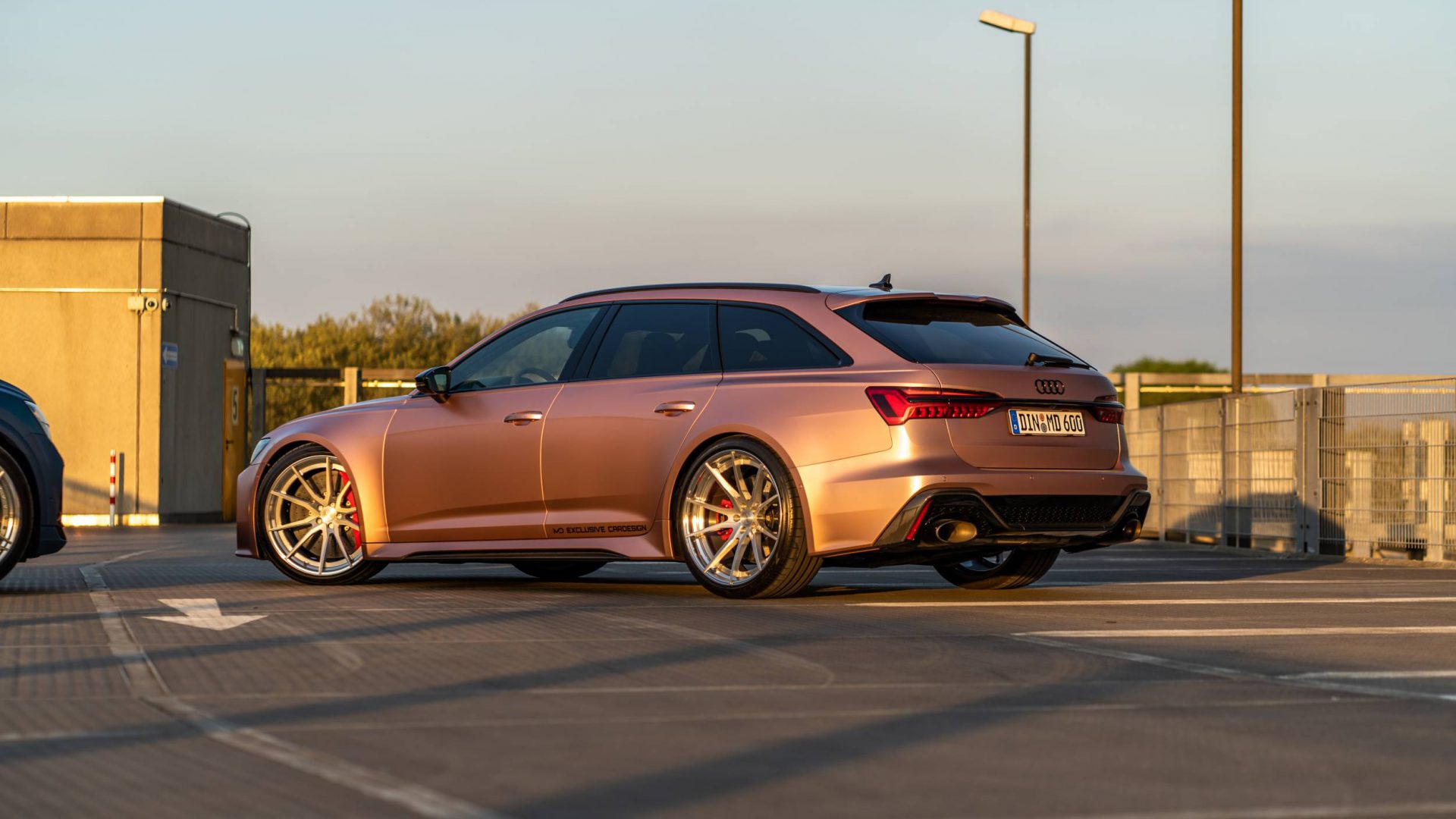 Audi RS6 C8 - Wrapping in PWF Matt Royal Rose - M&D exclusive cardesign