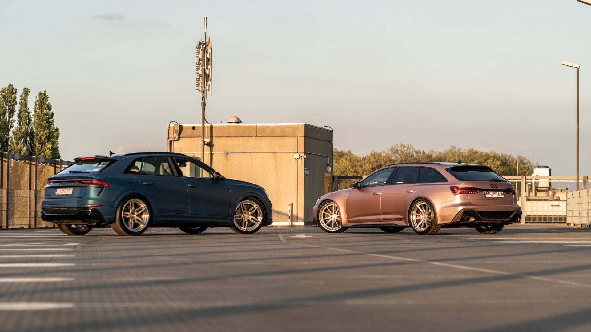 Audi RS6 C8 - Wrapping in PWF Matt Royal Rose - M&D exclusive cardesign